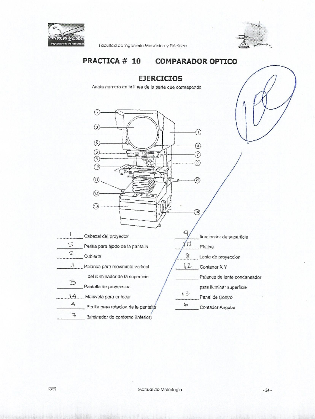 Práctica 10-Comparador optico - retroalimentación - Studocu
