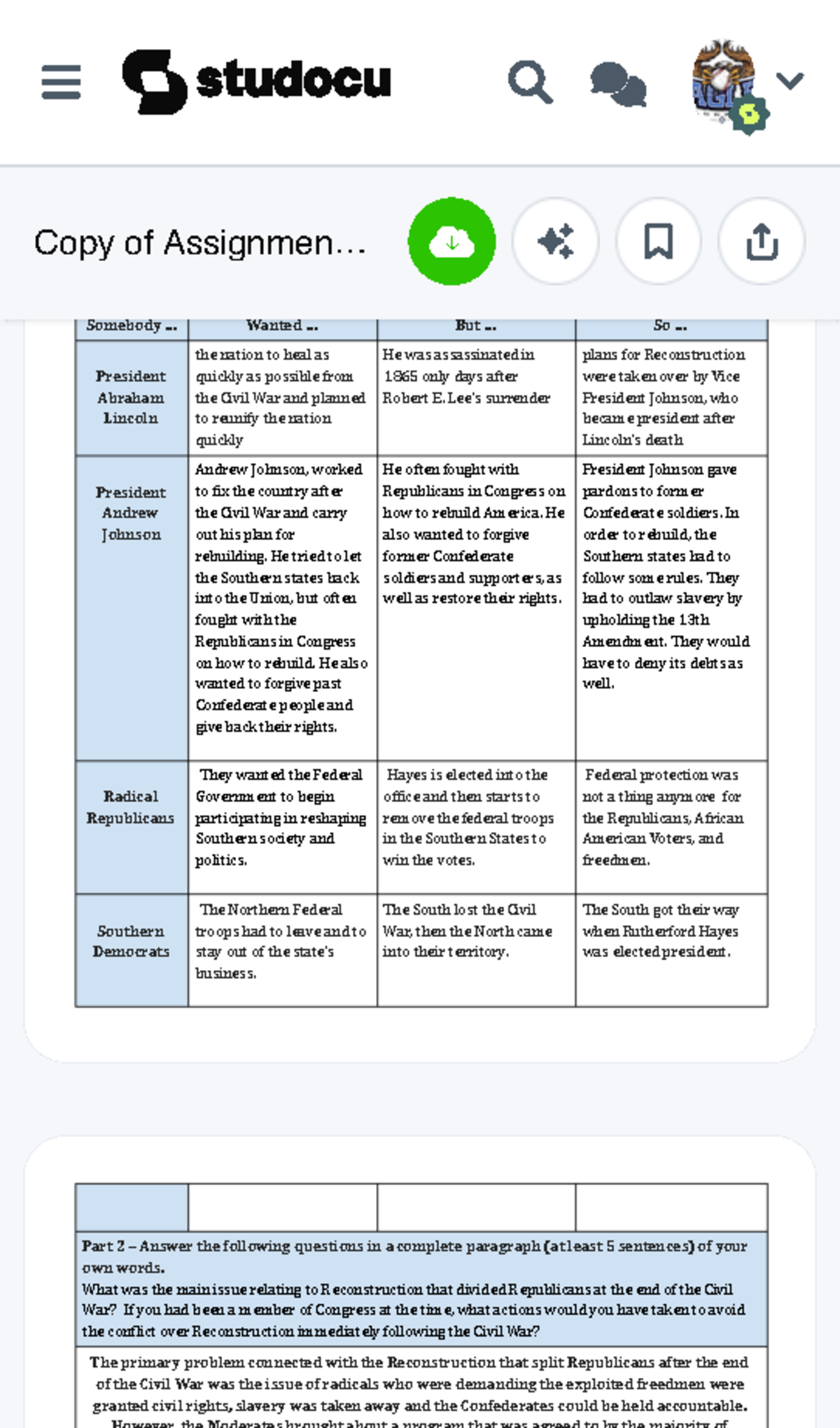 Copy of Assignment 01.04 Rebuilding the Government - Assignment 1. Don’t Request Edit Access. Go ...