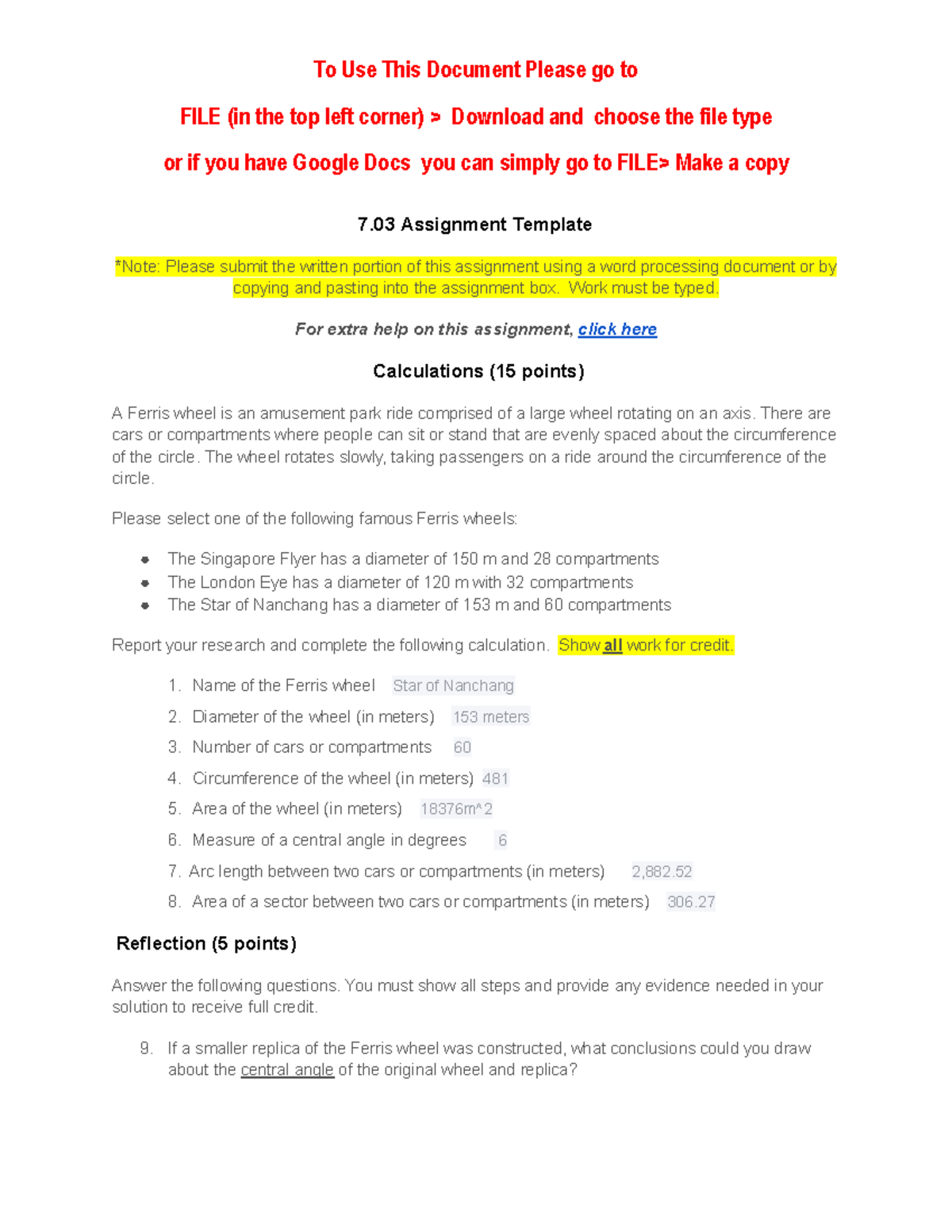 Copy of V22 7.03 Template part 2 - To Use This Document Please go to ...