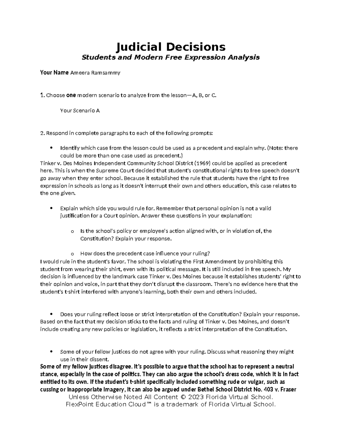 Judicial decisions template - Judicial Decisions Students and Modern ...