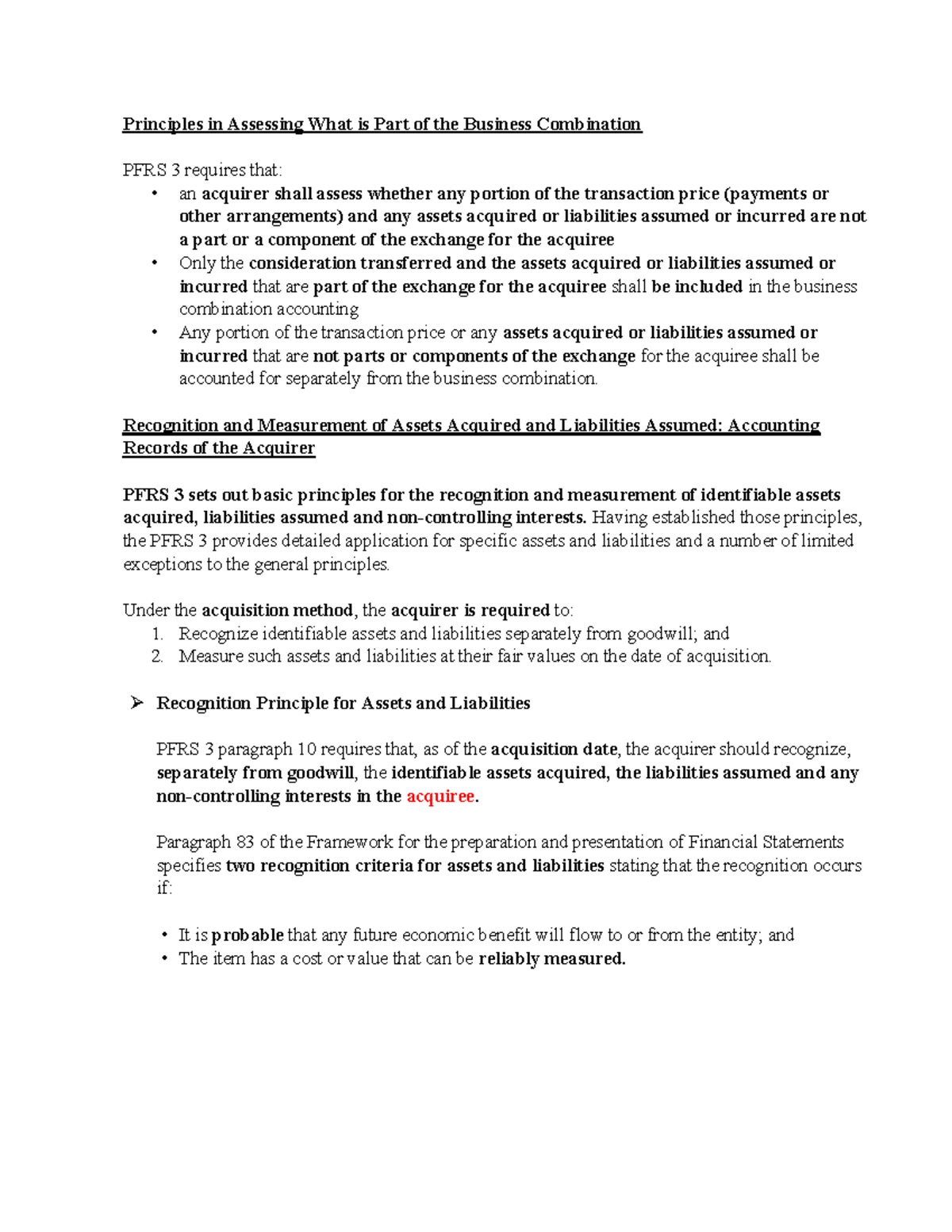 Pfrs 3 - jnbbbbbbbbb - Principles in Assessing What is Part of the ...