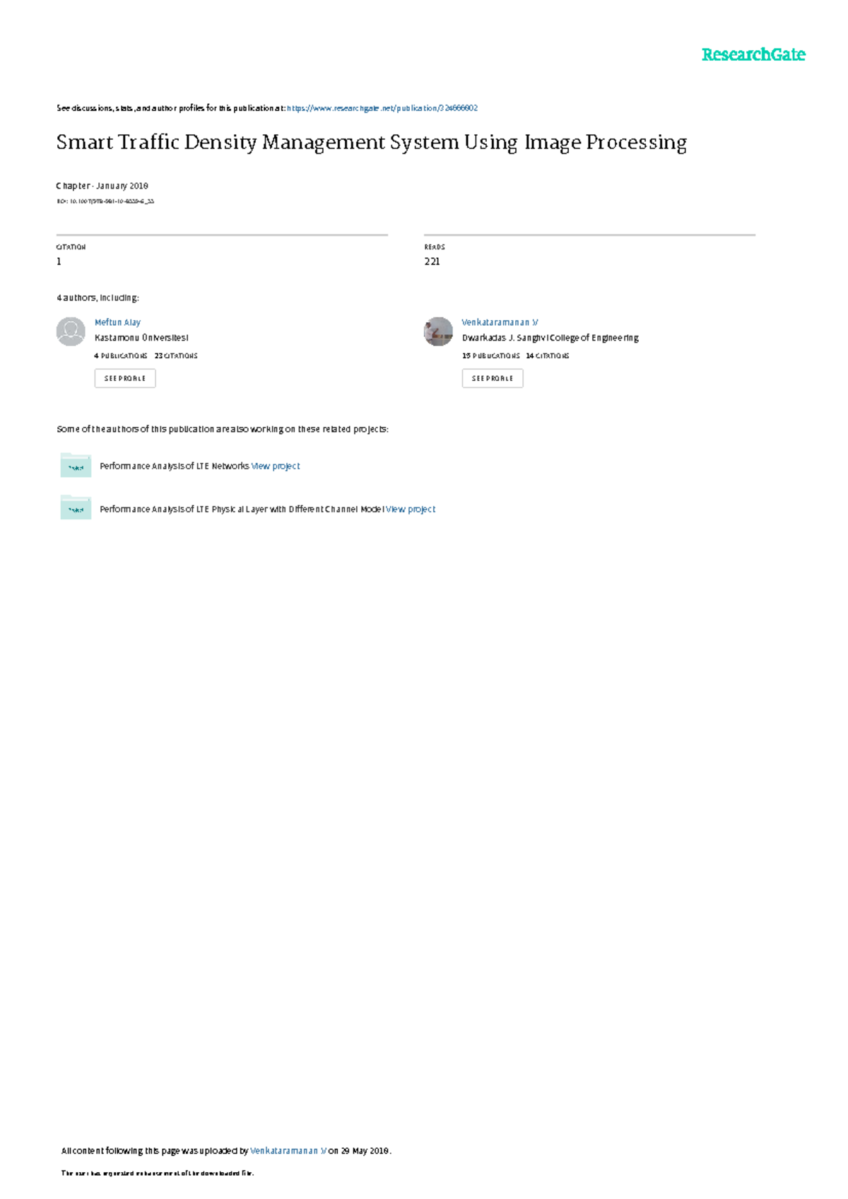 Smart Traffic Density Management System Using Image Processing Abstract - Machine Learning - Studocu