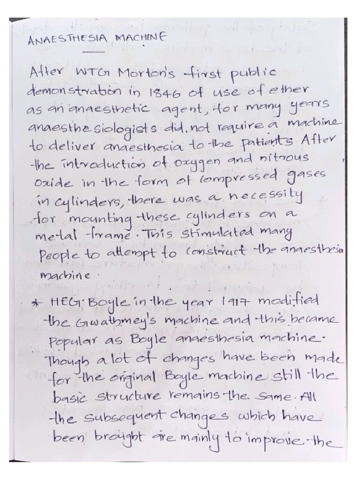 Studocu 1st - Anesthesia technology lecture notes about Role of ...