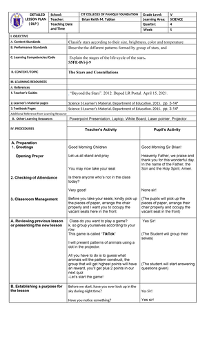 Detailed LP - Lesson Plan Grade-8 Filipino - April 2024 MALA-MASUSING ...