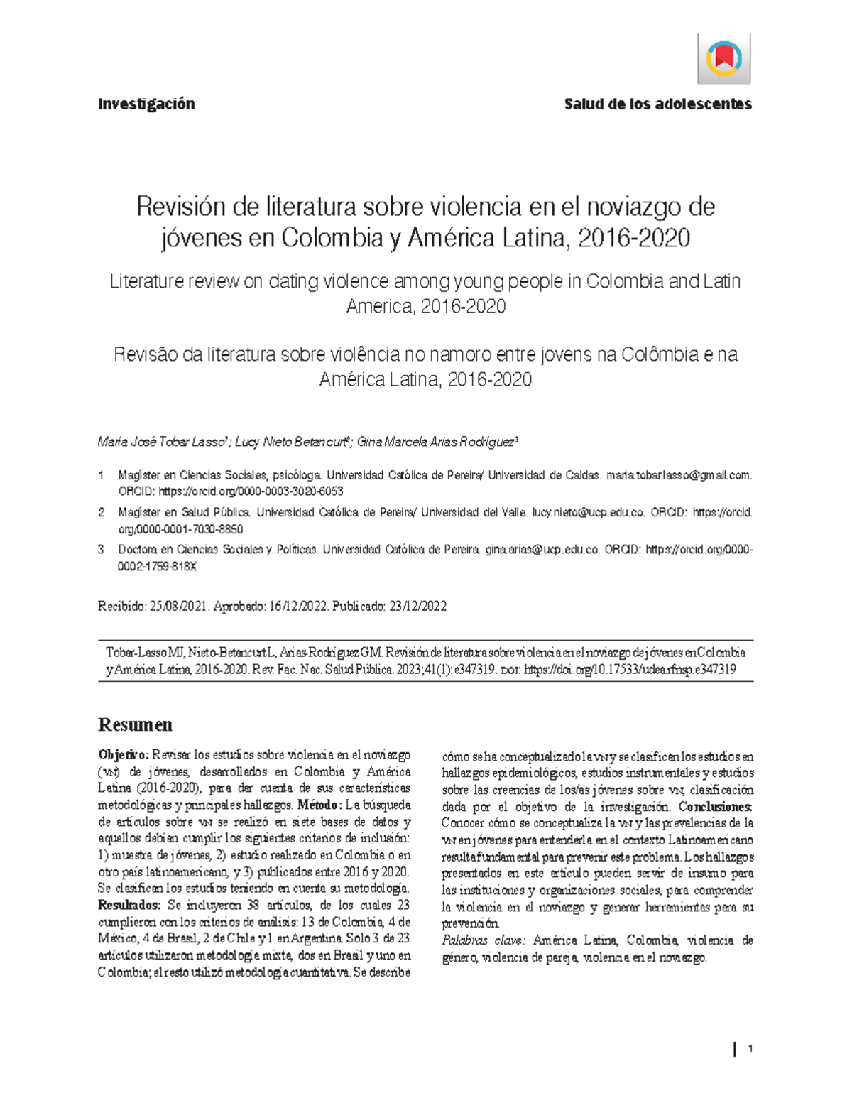 Admfnsp,+347319 - fgfgh - 1 Investigación Salud de los adolescentes ...