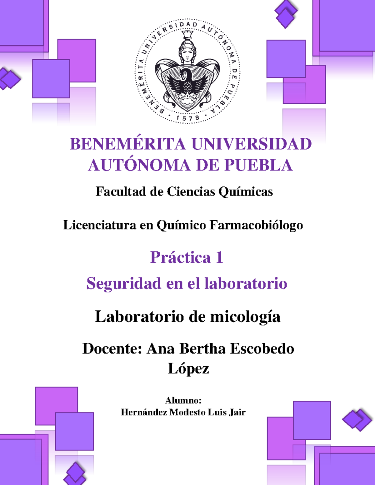 Seguridad en el laboratorio - Práctica 1 Seguridad en el laboratorio ...