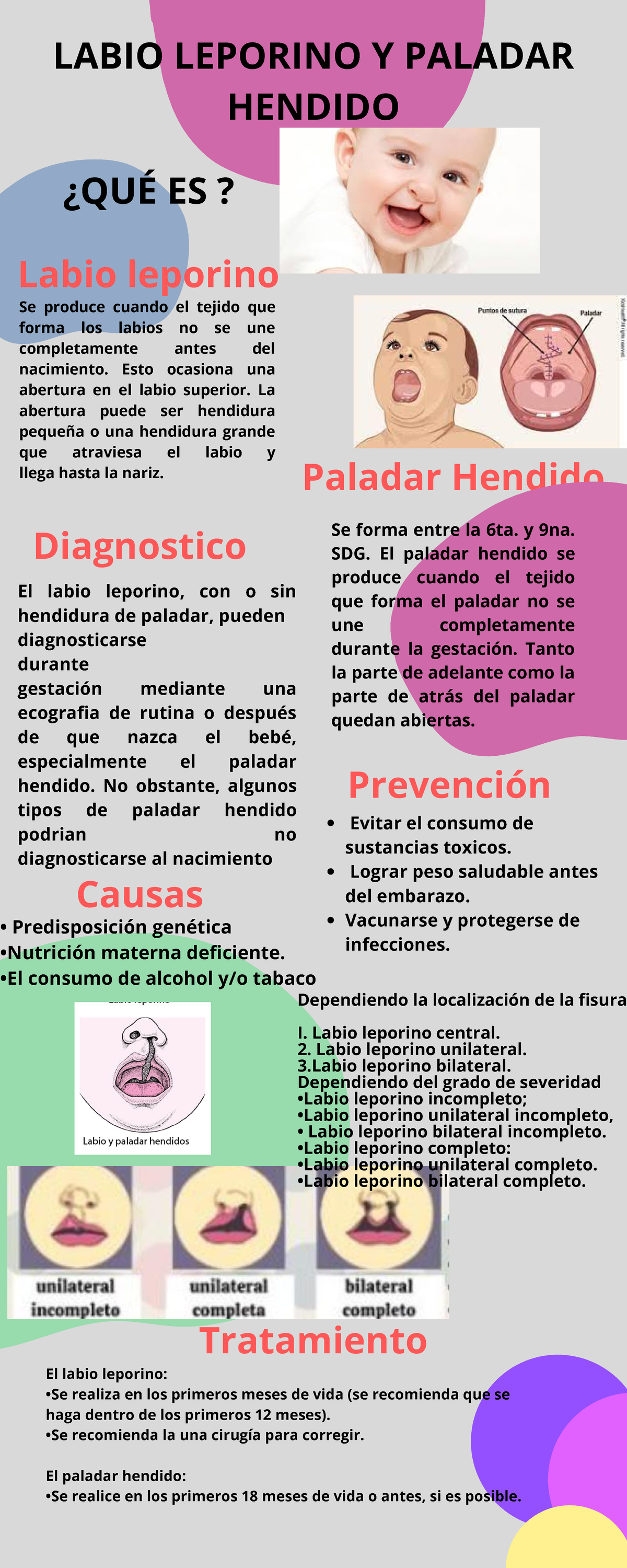 Labio Lepporino Y Paladar Hendido - Paladar Hendido LABIO LEPORINO Y ...