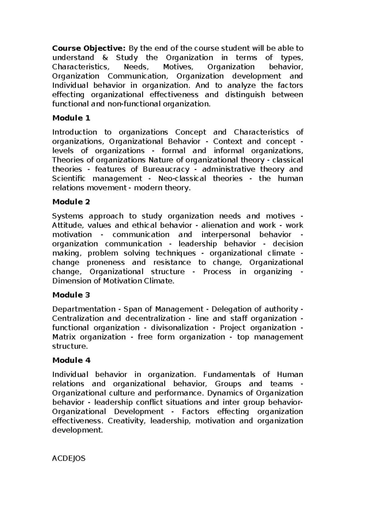 Organizational-Development-Syllabus-and-Notes (11) - Course Objective ...