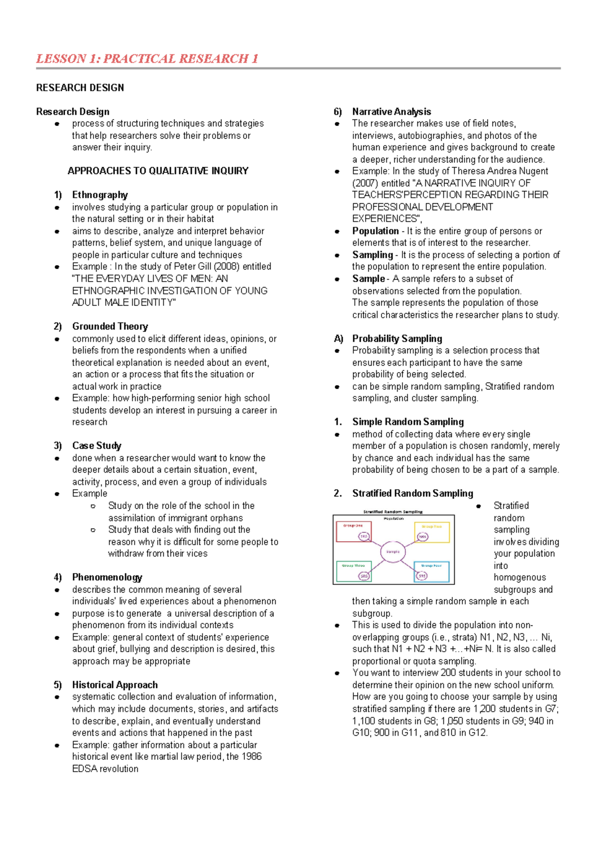 Practical Research 1 4TH Grading - LESSON 1: PRACTICAL RESEARCH 1 ...