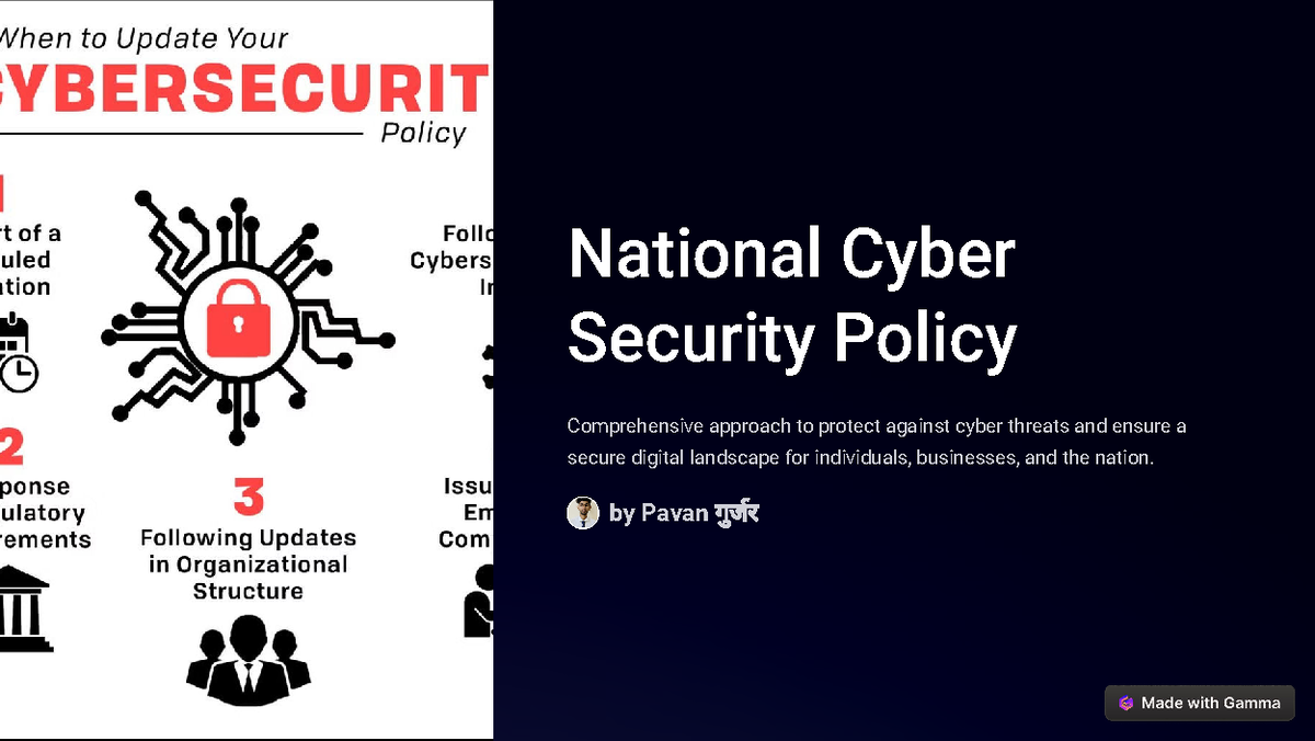 National Cyber Security Policy - National Cyber Security Policy ...