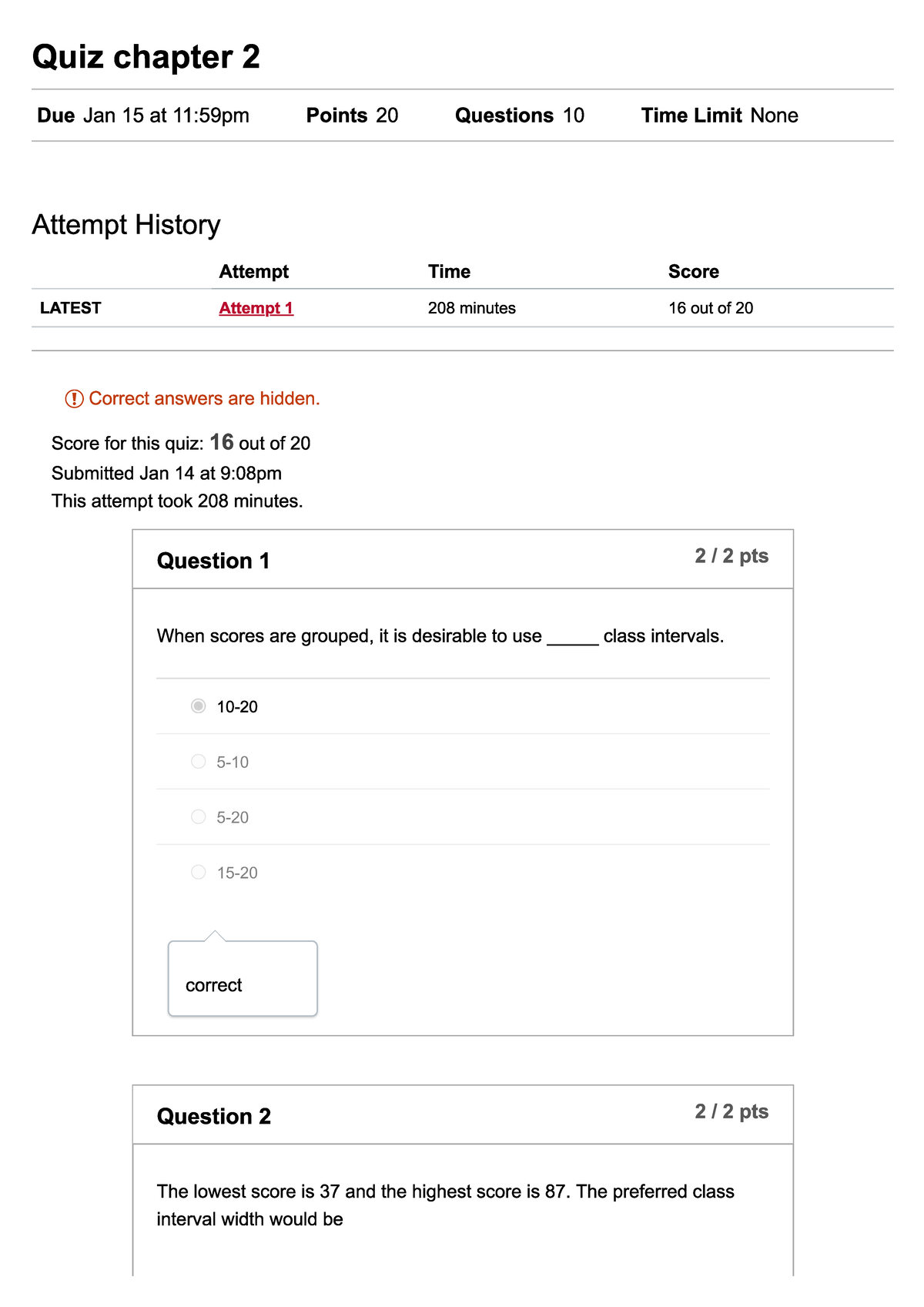 Quiz 2 (Frequency distributions) - EDPS 641 - Studocu