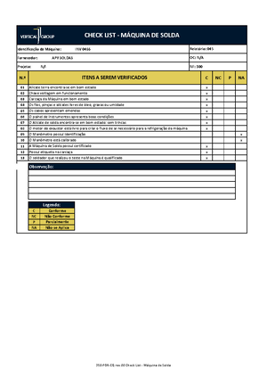 FO Check list da Serra Circular - CHECK LIST DA SERRA CIRCULAR MENSAL ...