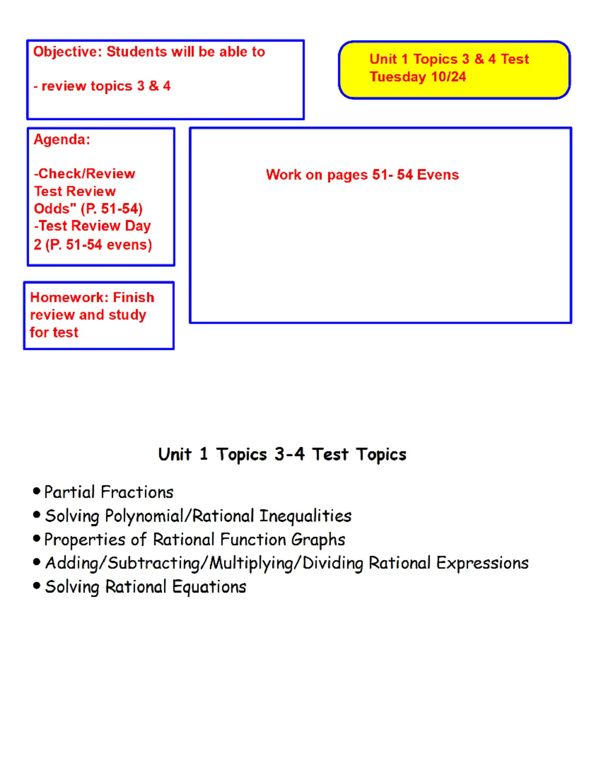 Day 37 Notes Unit 1 Topics 3&4 Review Answers - Studocu