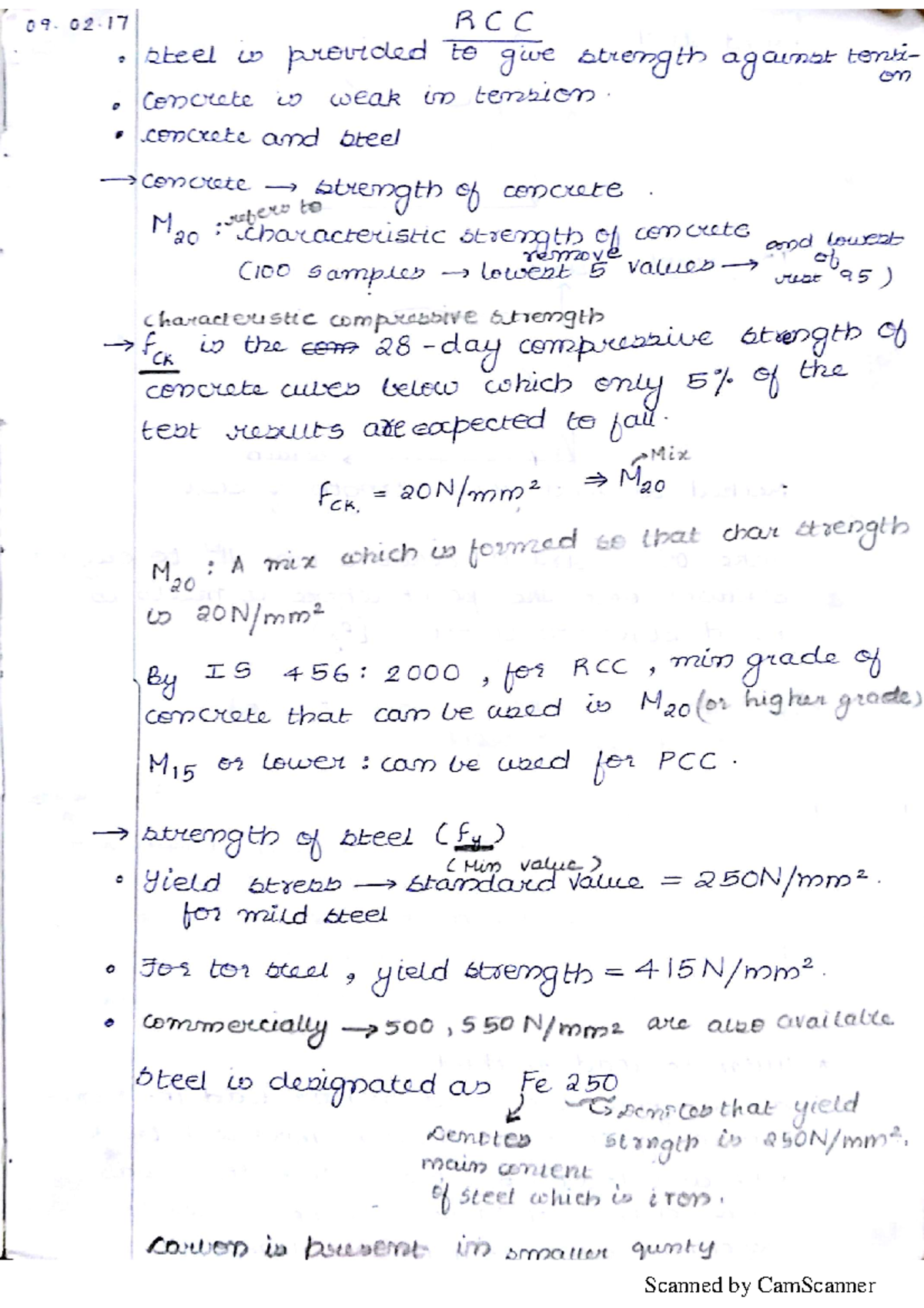 Bhavana DRCS - RCC DESIGN HANDWRITTEN NOTES. OUICK REFERENCE AND EASIER ...