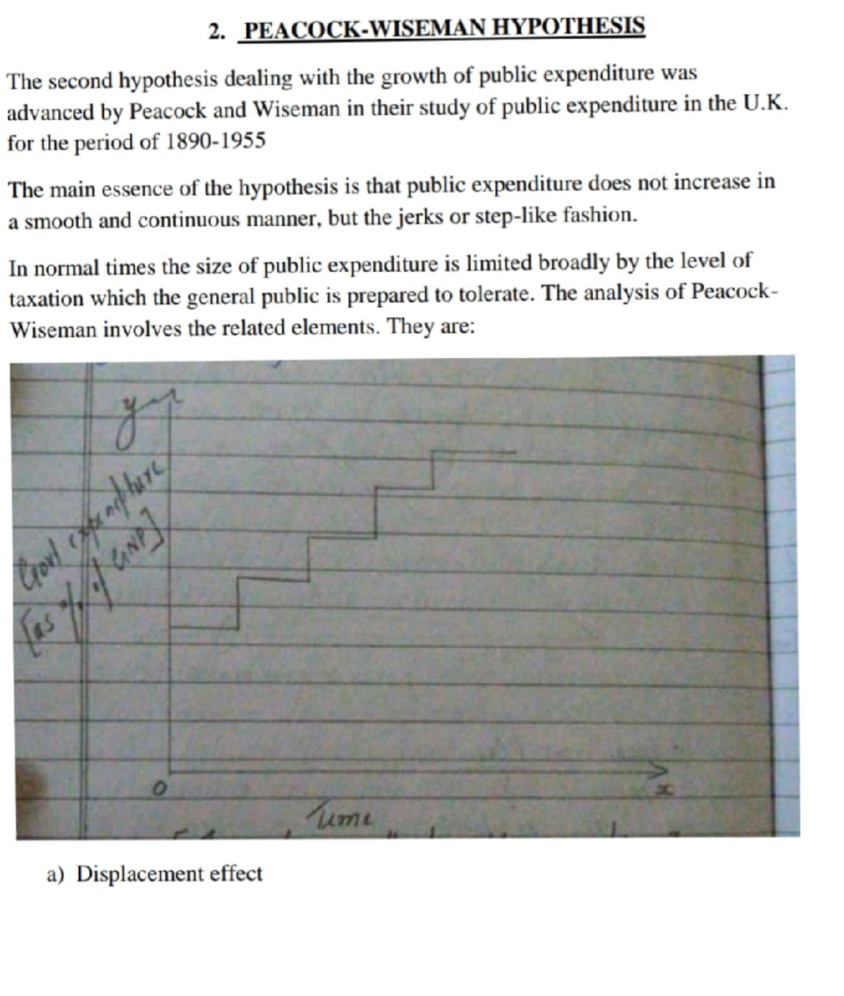 Peacock wiseman hypothesis - 2. PEACOCK-WISEMAN HYPOTHESIS The second ...
