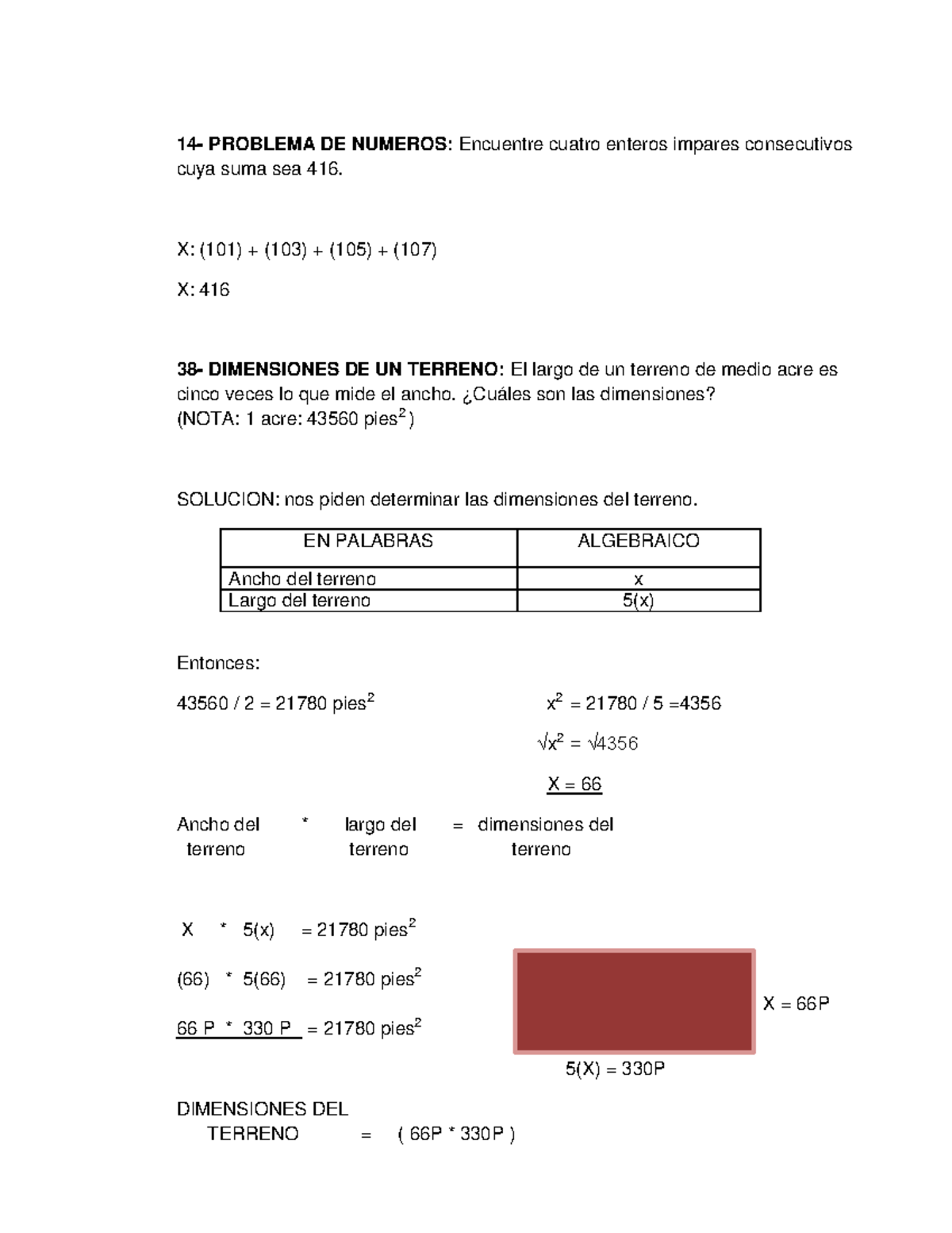 Matematicas - ninguno - 14- PROBLEMA DE NUMEROS: Encuentre cuatro ...