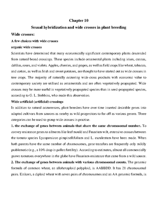 Principles of plant genetics and breeding 48 - Chapter 7 Introduction ...