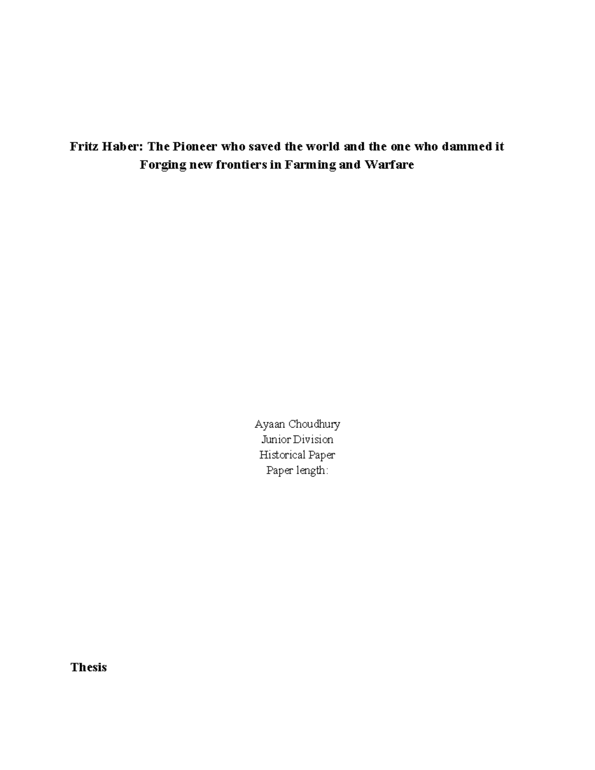 Fritz Haber The pioneer who both saved the world and the one who dammed ...