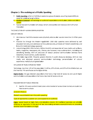 Public Speaking Final Exam Guide - Tuesday 12/10 @ 12pm 60 Questions ...