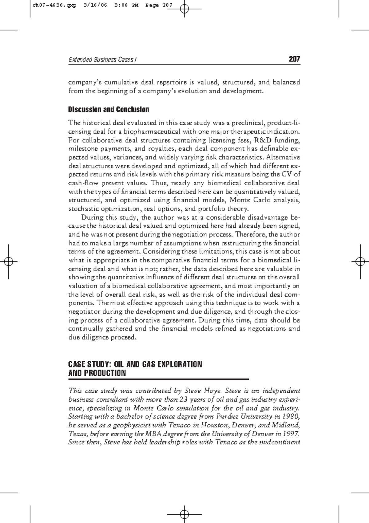 Case Study Oil and Gas Exploration and Production - company’s ...