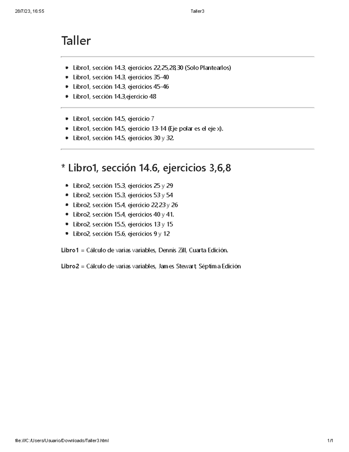 Taller C3 - ... - 28/7/23, 16:55 Taller file:///C:/Users/Usuario ...