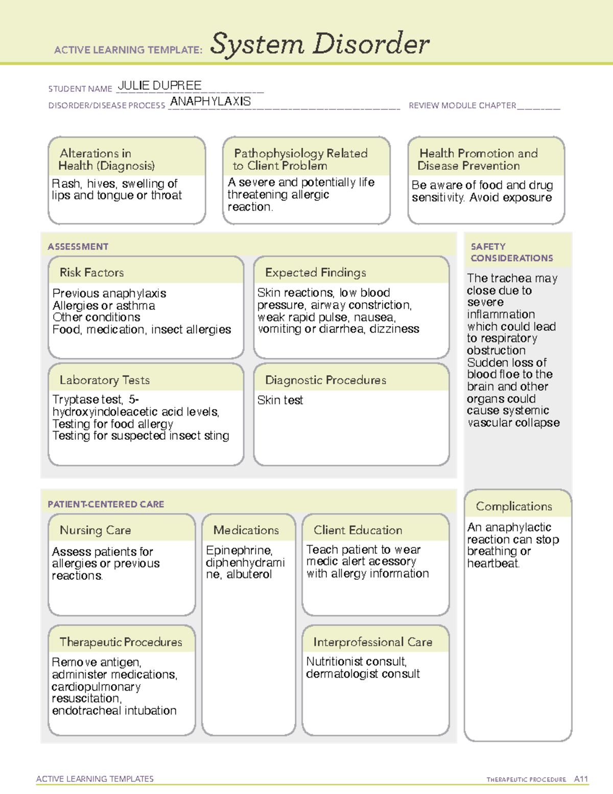 Active Learning Template sys Dis - ACTIVE LEARNING TEMPLATES ...