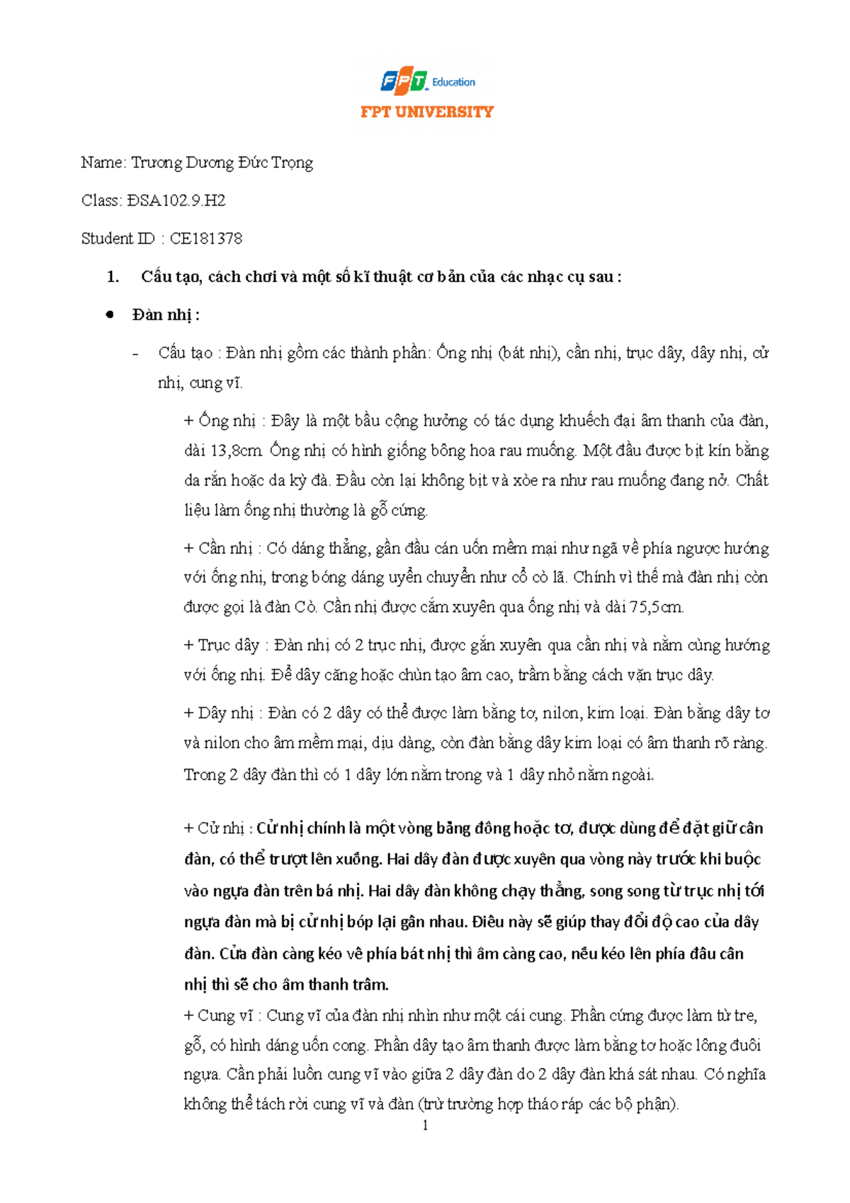 Tieu luan sao truc - chi la muon lay premium day - Name: Trương Dương ...