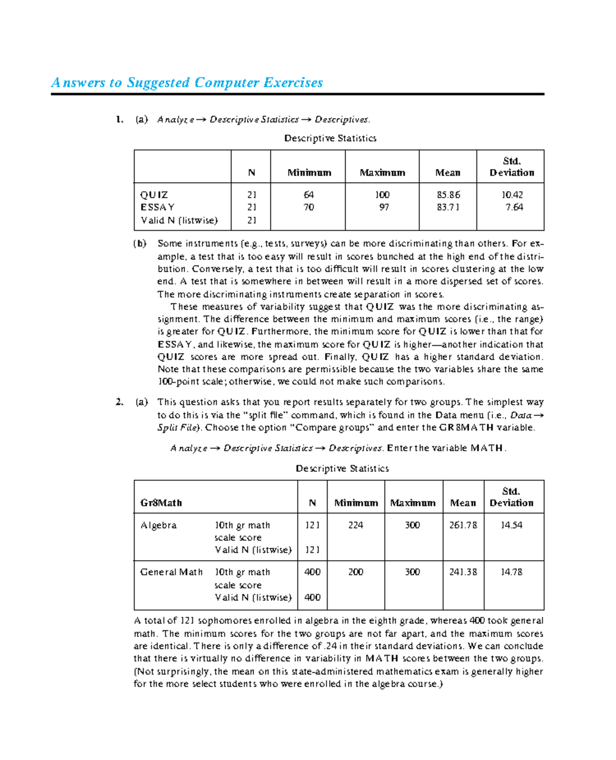DIY3 - solution - Notes - 12 Answers to Suggested Computer Exercises (a ...