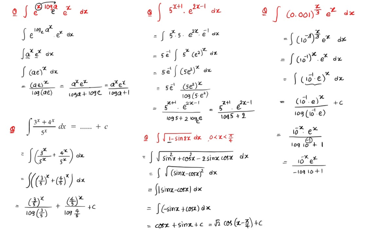 Integral calculus Notes - class 12 boards - Studocu