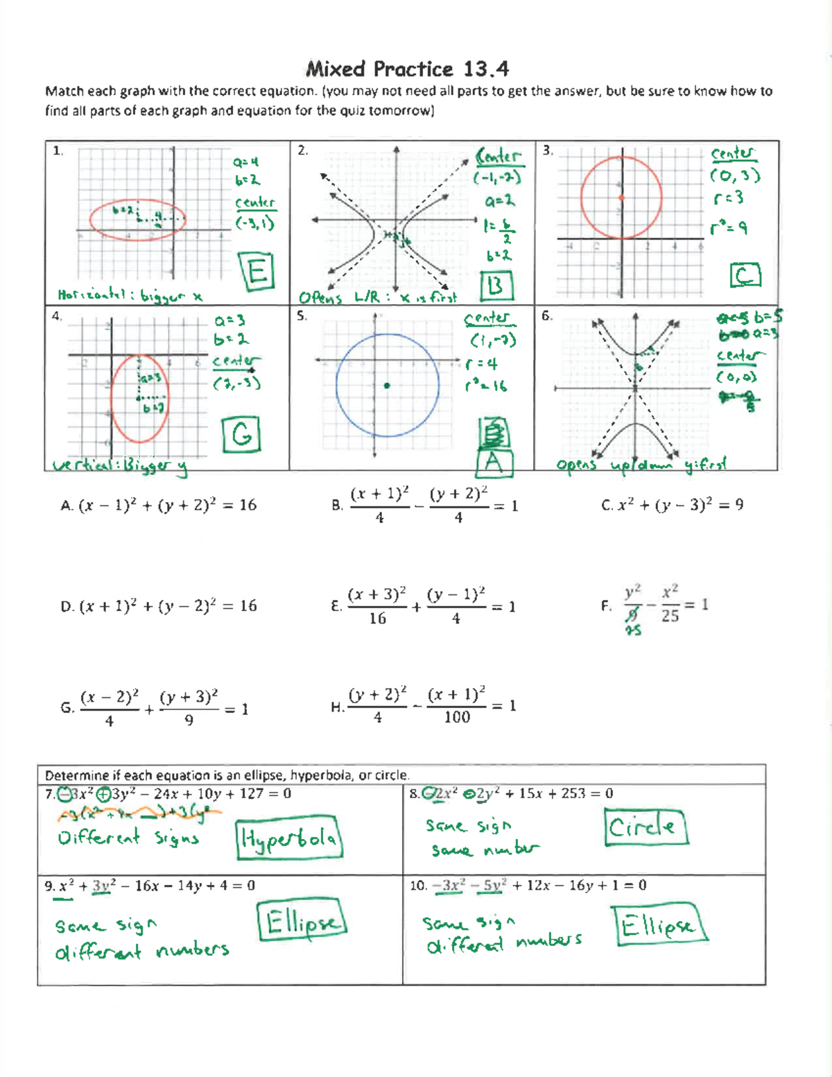 Worksheet 13.4 KEY - Studocu