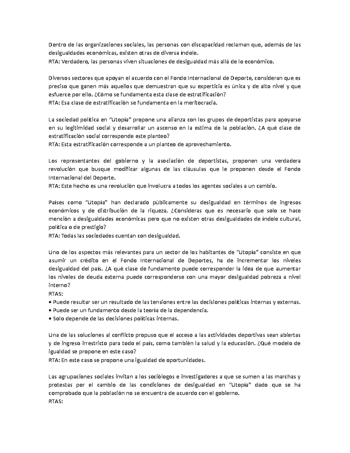 TP 3 Sociología - Trab practico - Dentro de las organizaciones sociales, las personas con - Studocu