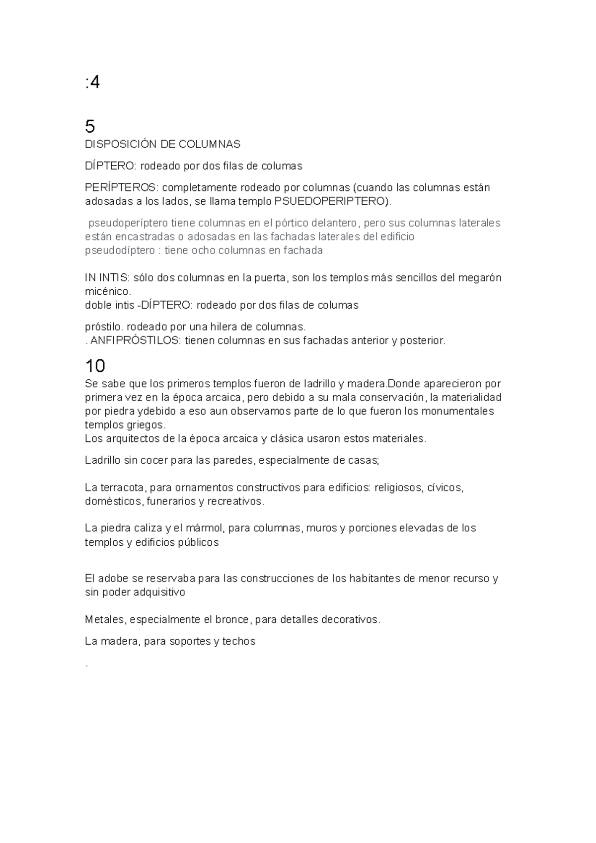 Expo 2 historia - vhbob - : 5 DISPOSICIÓN DE COLUMNAS DÍPTERO: rodeado ...