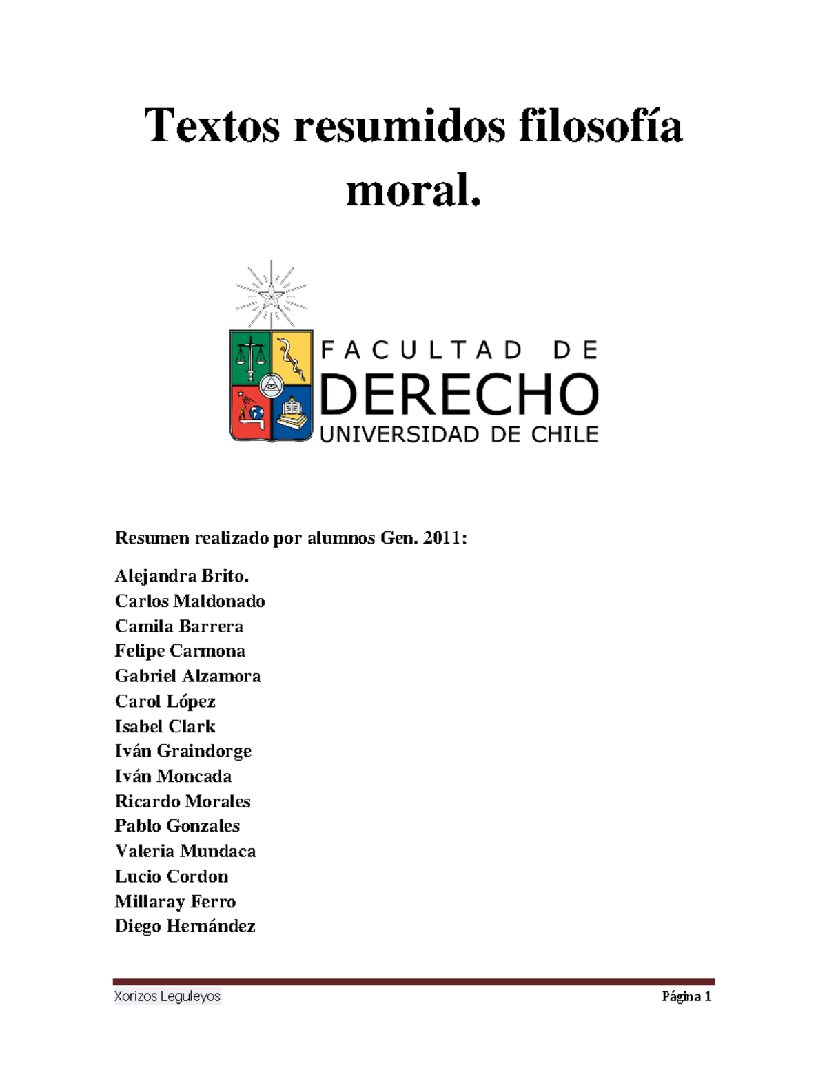 El Xorizo Leguleyo - resumen - Textos resumidos filosofía moral ...