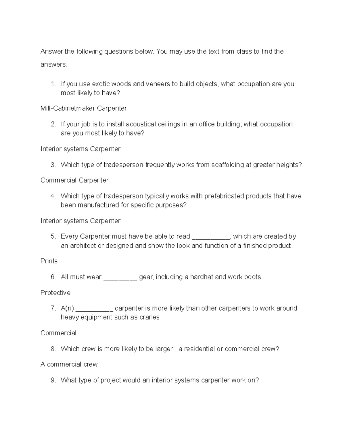 Tarplee T2 - ... - Answer the following questions below. You may use ...