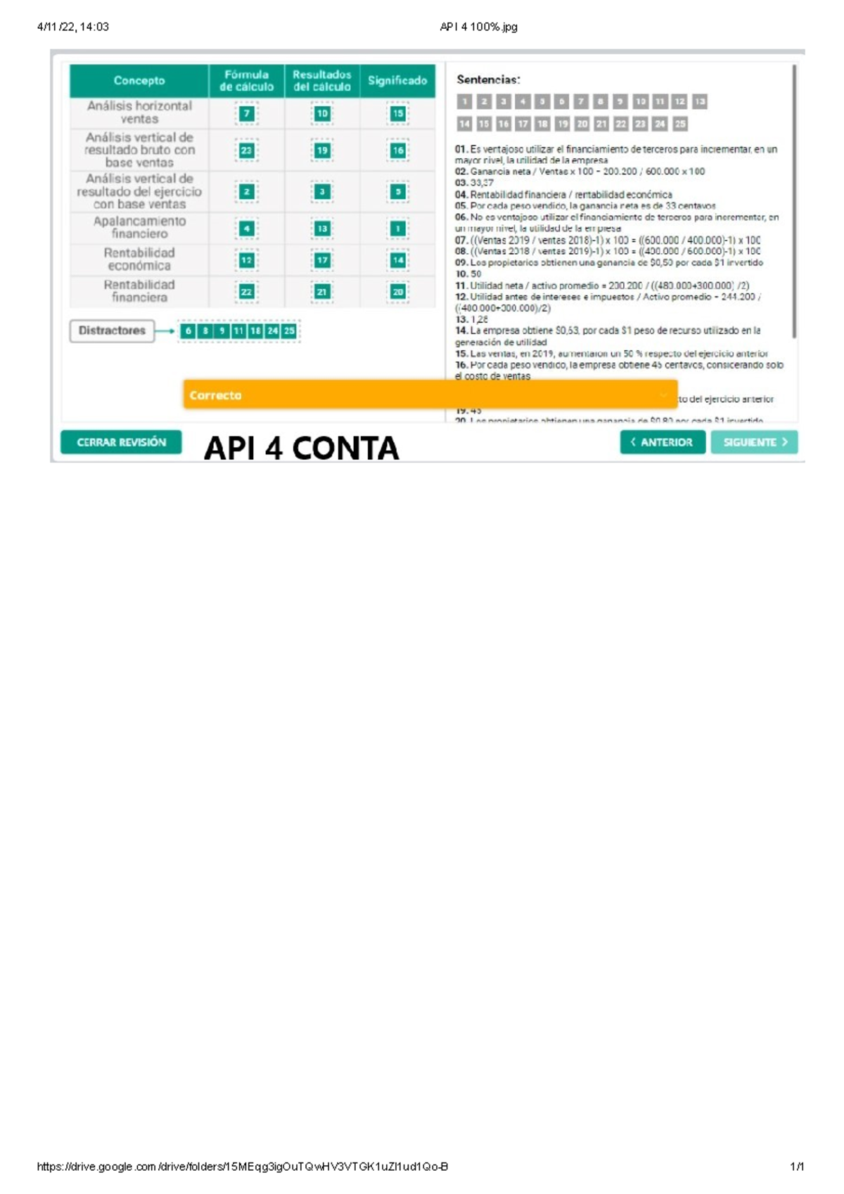API 4 100% - api 4 - Contabilidad Basica - 4/11/22, 14:03 API 4 100% ...
