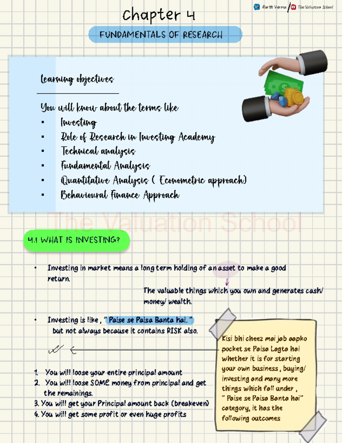 NISM CH 4 - notes of nism ch 4 - Chapter 4 FUNDAMENTALS OF RESEARCH ...