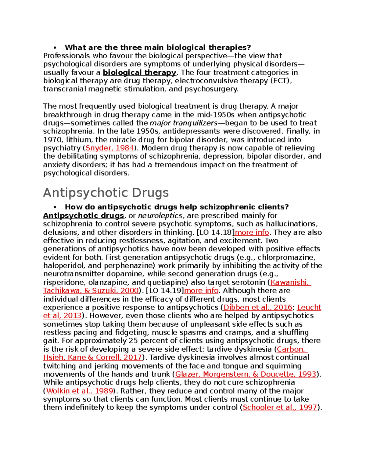 The Biomedical Therapies - What are the three main biological therapies ...