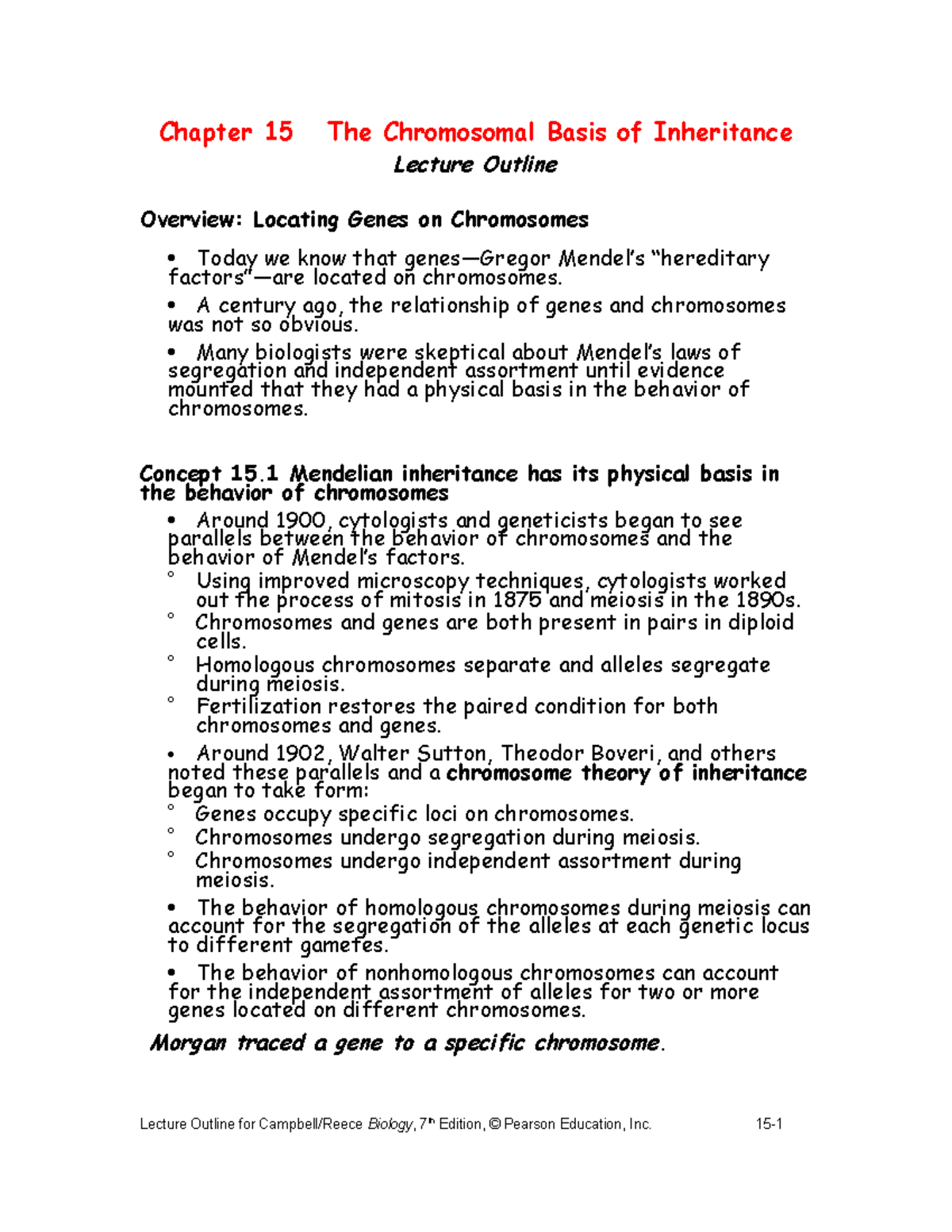 Chapter 15 - Lecture notes 15 - Bio152 - U of T - Studocu