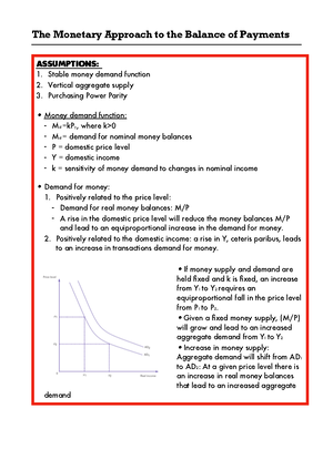 Balance of Payments - Lecture - Balance of Payments • Balance of ...
