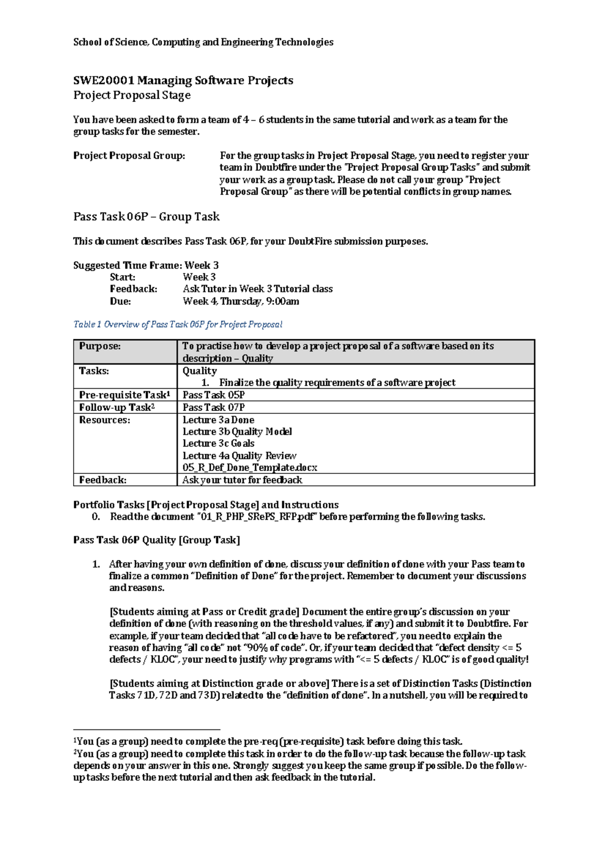 06P - notes - School of Science, Computing and Engineering Technologies ...