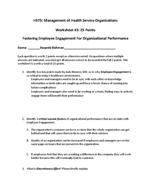 [Solved] Accountability is not about telling an employee what to do or ...