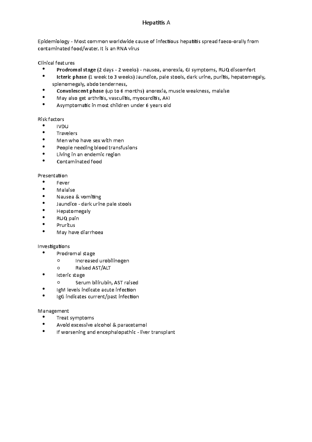 Viral hepatitis A - Hepatitis A Epidemiology - Most common worldwide ...