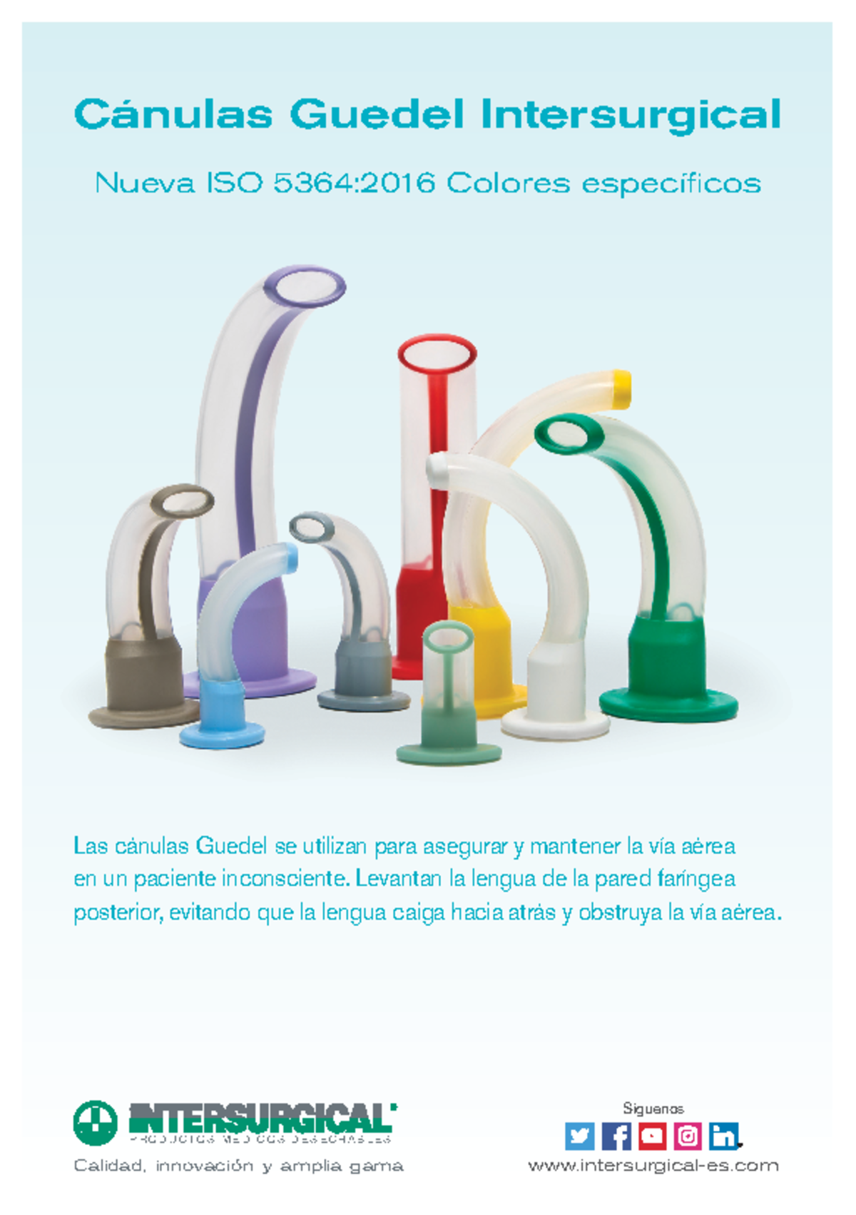 Intersurgical Guedels colour change ES 1 - P R O D U C T O S M E D I C ...