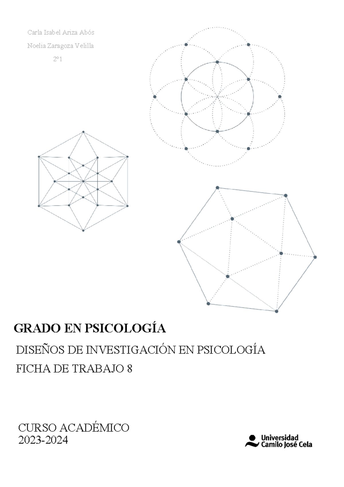 Ficha DE Trabajo 8 P - cvbnm - DISEÑOS DE INVESTIGACIÓN EN PSICOLOGÍA FICHA DE TRABAJO 8 CURSO ...