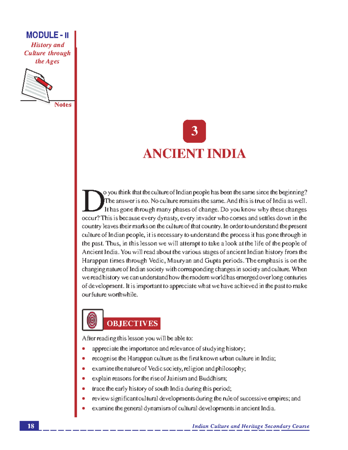 Ancient India Notes Indian Culture and H - Ancient India Notes MODULE ...