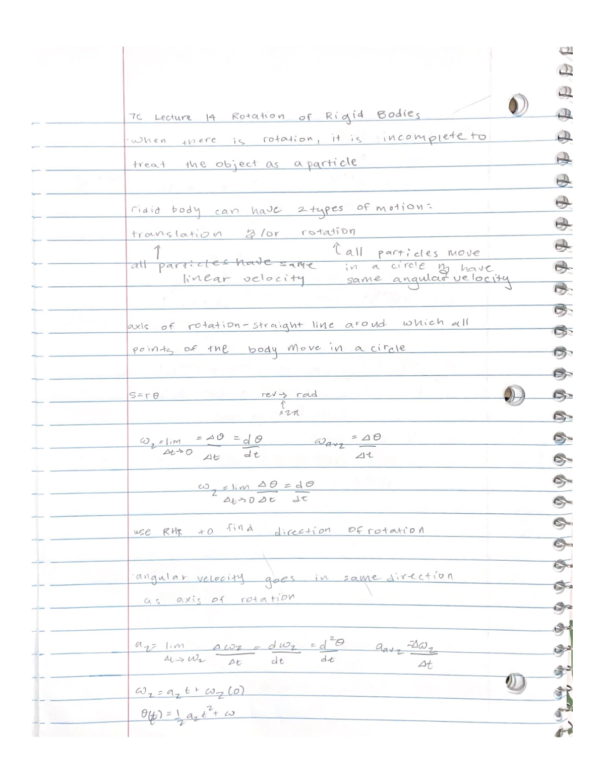 Lecture 14 - PHYSICS 7C - Studocu