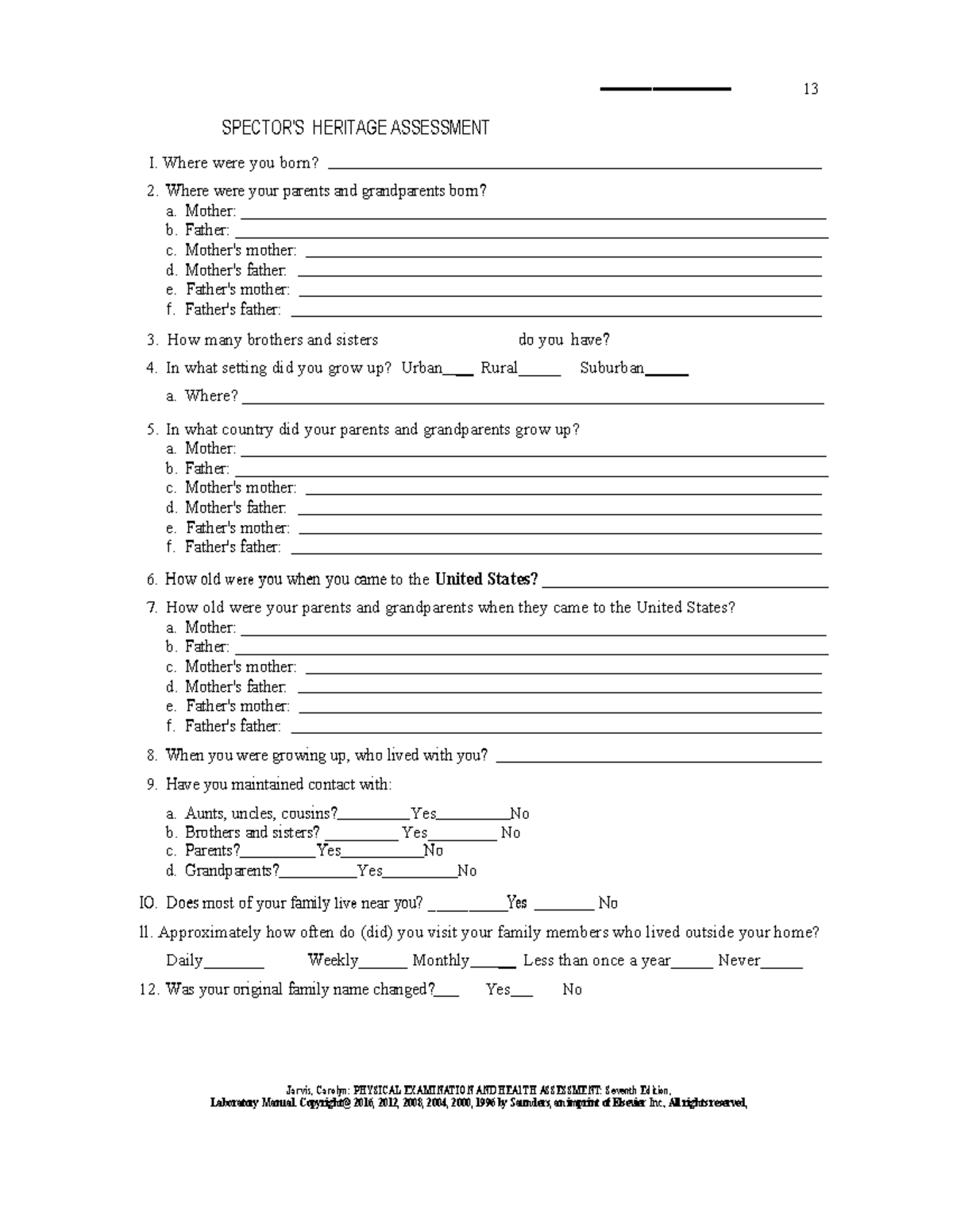 Spectors Heritage Write Up(word) - SPECTOR'S HERITAGE ASSESSMENT 13 I ...