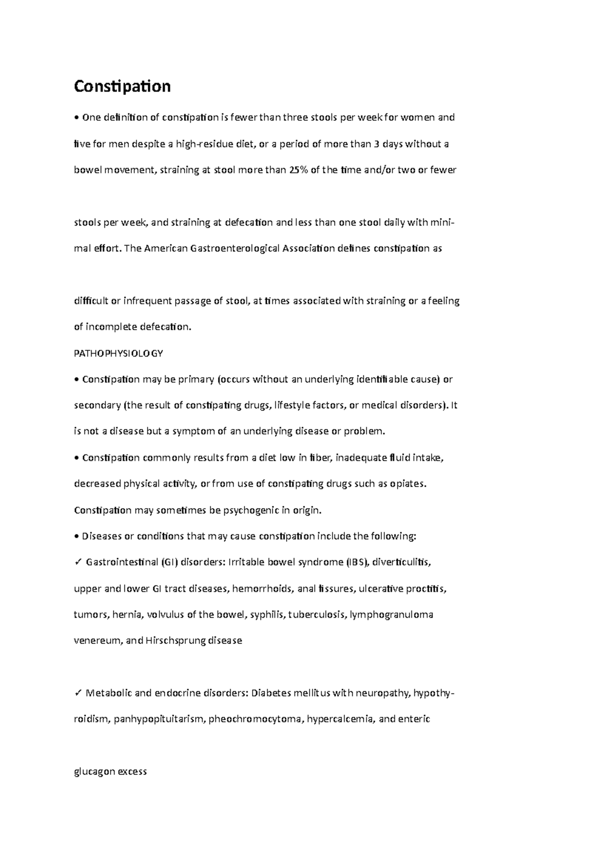 Constipation - The American Gastroenterological Association defines ...