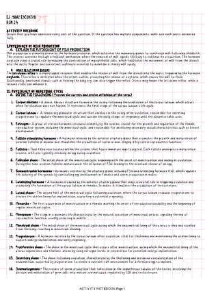 Activity- Notebook - nursing - ACTIVITY NOTEBOOK Ensure that you have ...