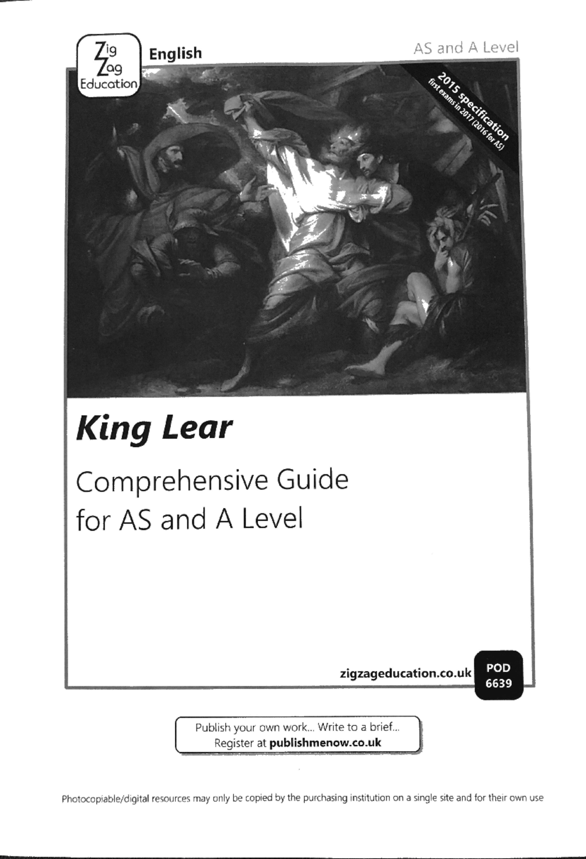 King Lear Comprehensive Guide - Studocu